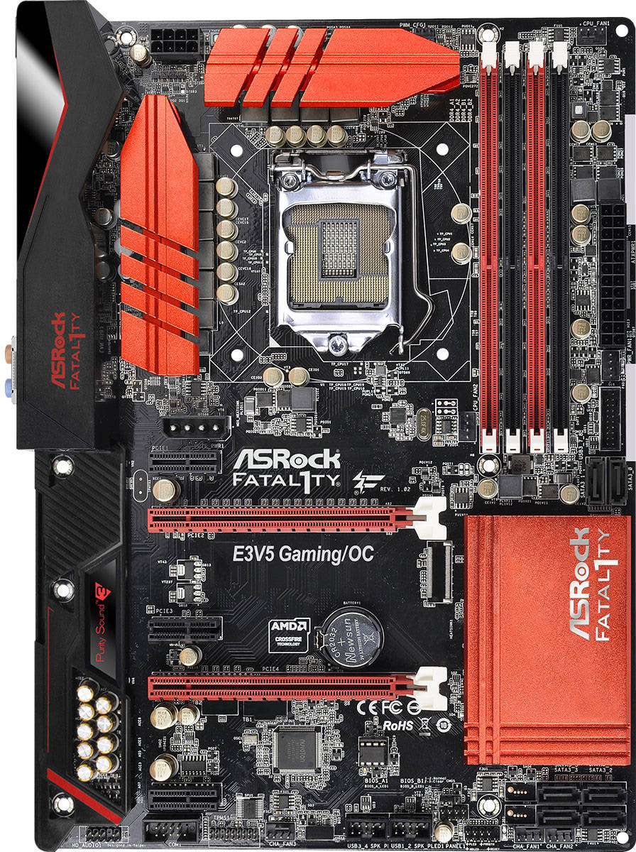 Asrock Fatal1ty E3V5 Performance Gaming/OC - Motherboard Specifications On MotherboardDB